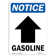 SignMission Gasoline [Up Arrow] Sign with Symbol | Wayfair